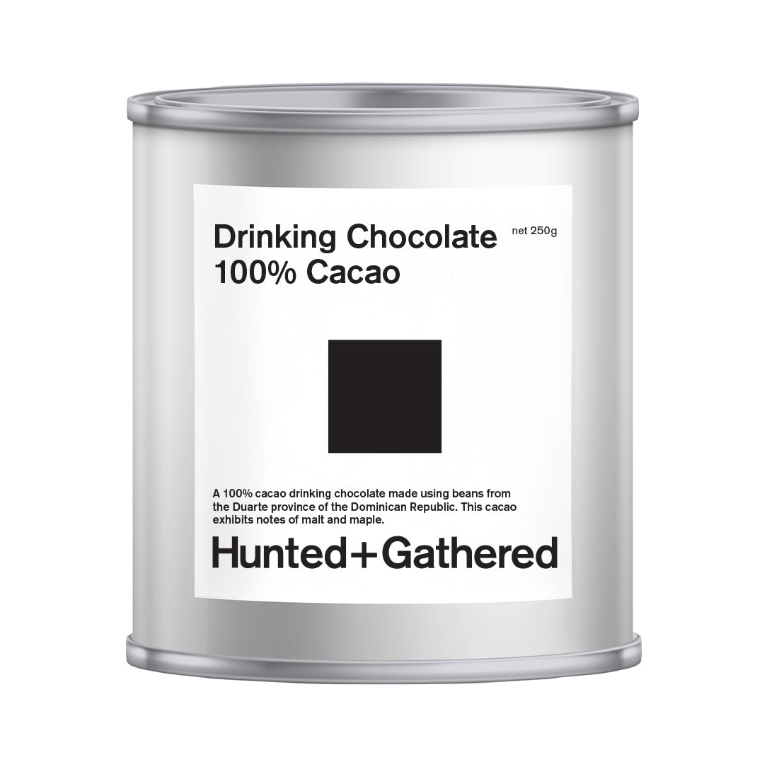 100% Cacao Drinking Chocolate – Hunted+Gathered