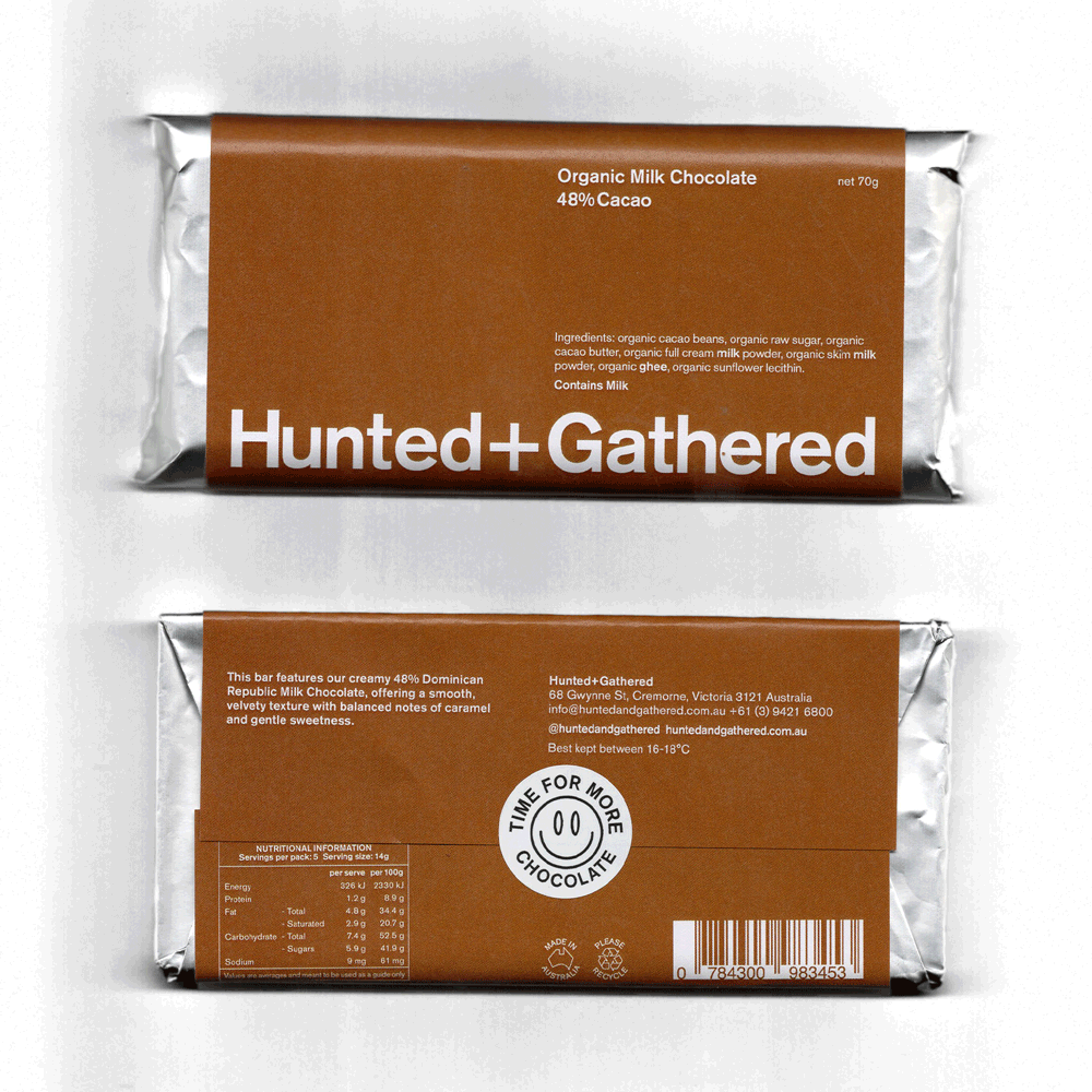 Milk Chocolate 48% – Hunted+Gathered